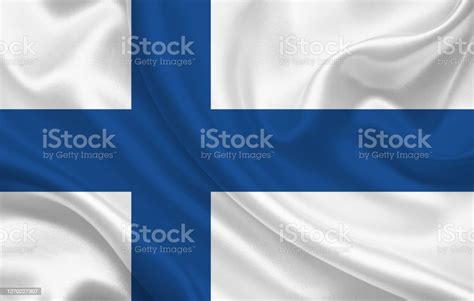 물결 모양의 실크 패브릭 배경 파노라마에 핀란드 국가 플래그 3차원 형태에 대한 스톡 벡터 아트 및 기타 이미지 3차원 형태 개념 개체 그룹 Istock