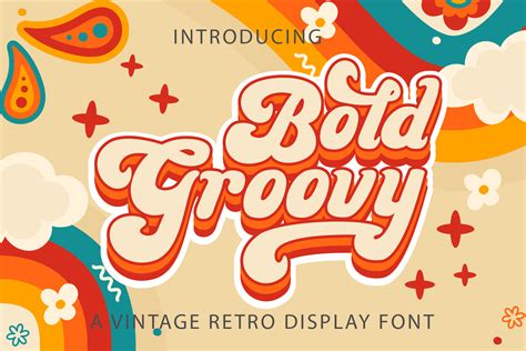 Bold Groovy Font By Densu Creative Creative Fabrica