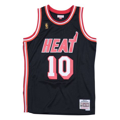 Mitchell And Ness Miami Heat 10 Tim Hardaway Black Swingman Jersey