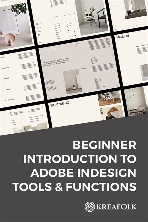 Beginner Introduction To Adobe Indesign Tools Functions Artofit
