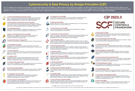 Scf Security Privacy Principles Pdf Security Computer Security