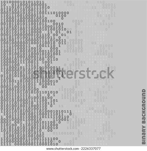 Binary Code Data Transfer Digital Form Stock Vector Royalty Free