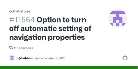 option to turn off automatic setting of navigation properties · issue