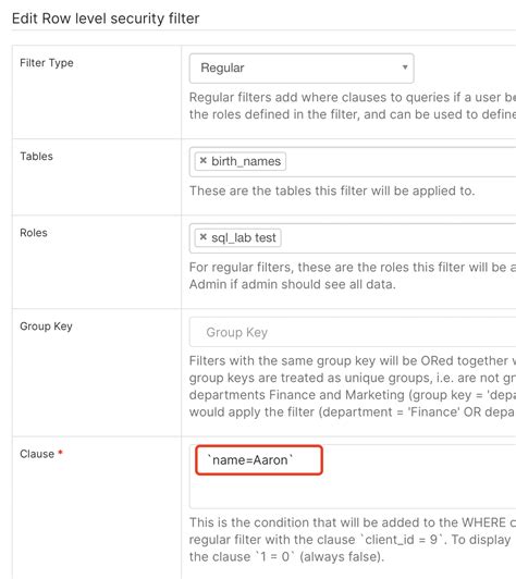Row Level Security Rule Not Working In Sql Lab · Issue 15251 · Apachesuperset · Github