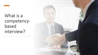 Competency Based Interviews Pptx