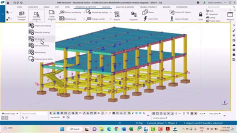 [tekla structures] layouting gambar kerja youtube