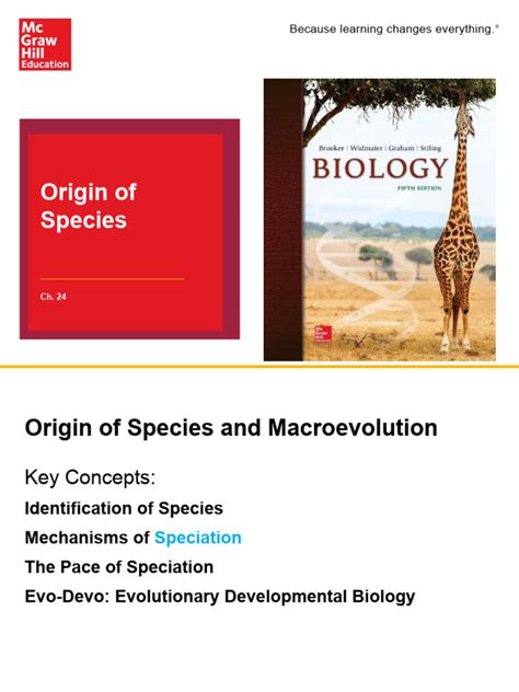 Lecture 02 Species Ch24 2 Pdf Species Evolution