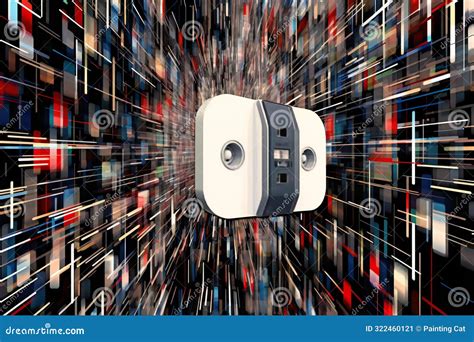 Electrical Socket Type F With Switch Receptacle From Cartoon Vector 106254223