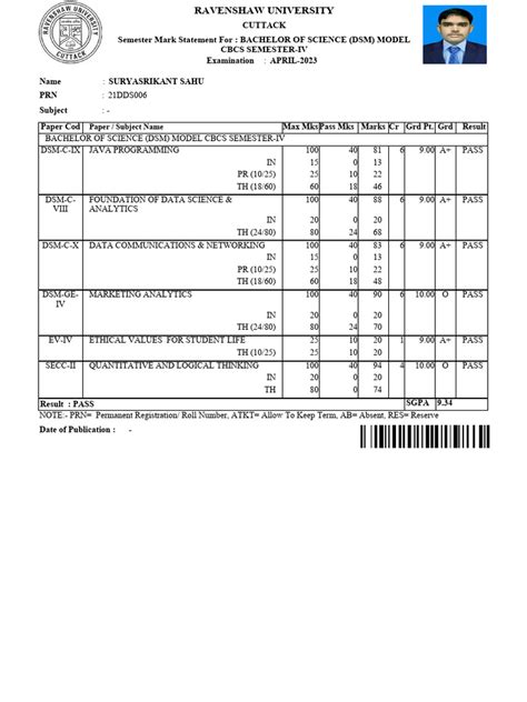 4th Sem Result Pdf Science Methodology