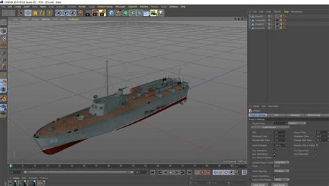 D3 Class Motor Soviet Torpedo Boat 3d Model By Citizensnip