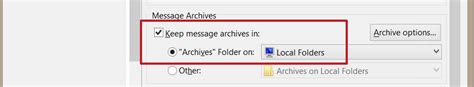 Archive Email With Thunderbird And CPanel
