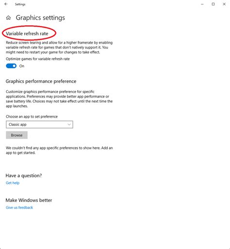 Does Anyone Know How To Enable Variable Refresh Rate Vrr Via Registry