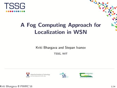 Pdf A Fog Computing Approach For Localization In Wsn