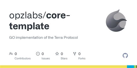 Github Opzlabs Core Template Go Implementation Of The Terra Protocol