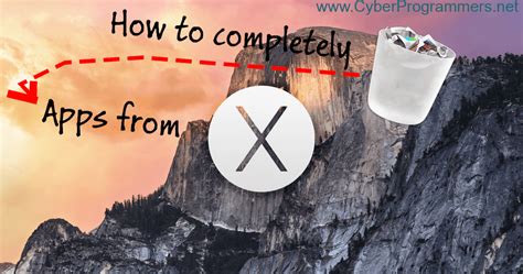 how to completely uninstall delete program on mac os x cyber