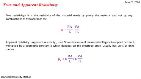 Electrical Resistivity Method Electrical Survey Pdf