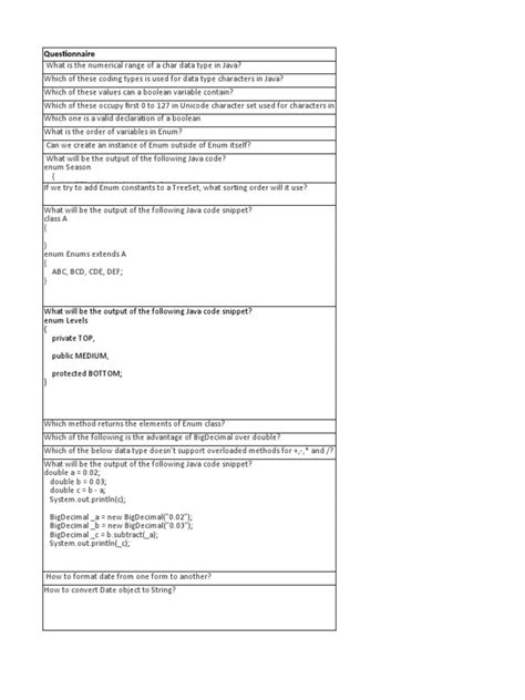 Java Programming Quiz Pdf Programming Constructor Object