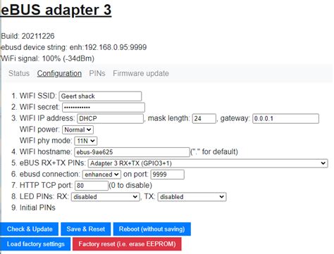 Inconsistent Connection Made From EBUSD As HA Add On To The Ebus Esp Wemos D Mini On EBUS