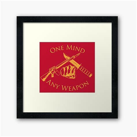 One Mind Any Weapon Us Marine Corps Martial Arts Mcmap Usmc