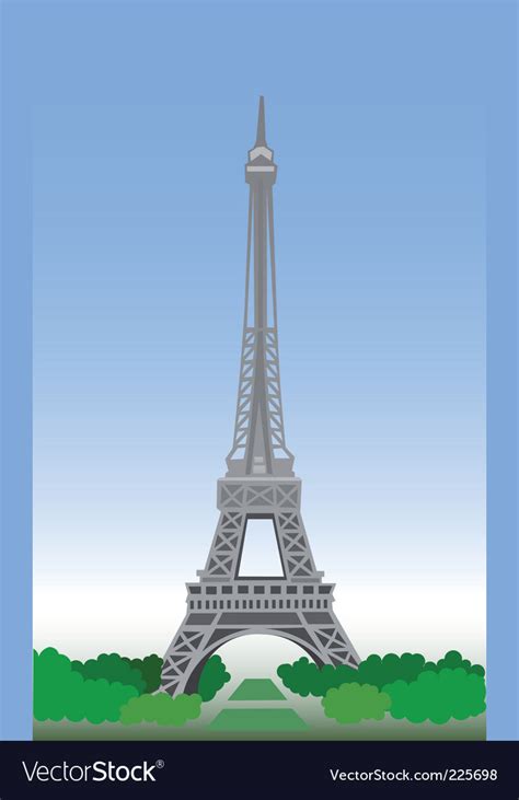 Eiffel Tower Royalty Free Vector Image VectorStock