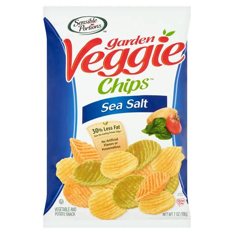 Sensible Portions Garden Veggie Chips Sea Salt Vegetable And Potato