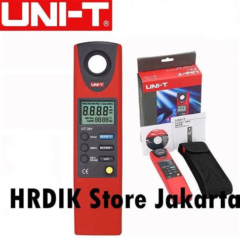 Jual Lux Meter Uni T Ut381 Data Logger Light Tester Ut 381 Luminometer