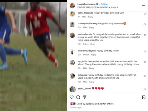 Saheed Osupa Celebrates His Footballer Son On His Birthday Fans React Notjustok