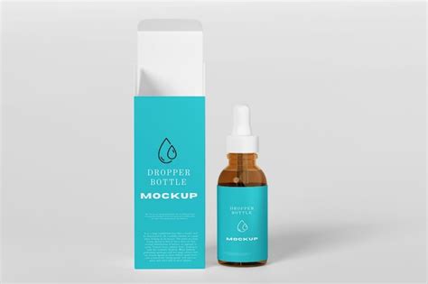 Dropper Mockup Premium Psd
