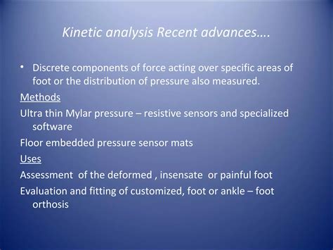Kinetics And Kinematics Of Gait PPT Physics Science