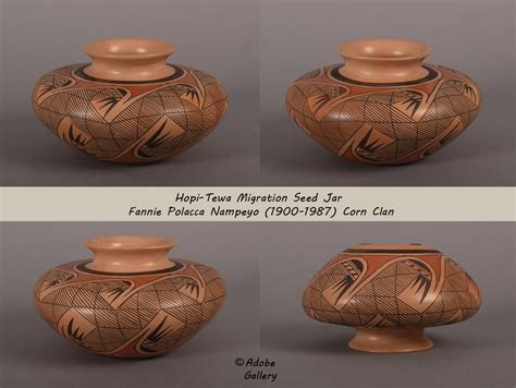 Modern Southwest Indian Hopi Pueblo Pottery Fannie Nampeyo C4850P