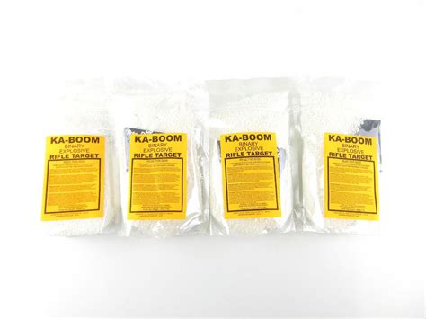 ka boom binary explosive rifle target lot