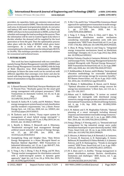 Energy Management System In Smart Microgrid Using Multi Objective Grey Wolf Optimization
