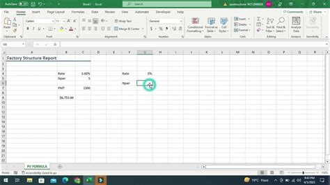 Pvformula How Use Pv Function In Excel Youtube