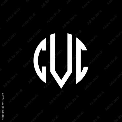 CVC Letter Logo Design CVC Letter In Circle Shape CVC Creative Three Letter Logo Logo With