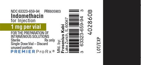 Indomethacin Injection Package Insert