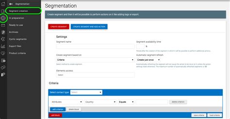 creating segment ipresso help center