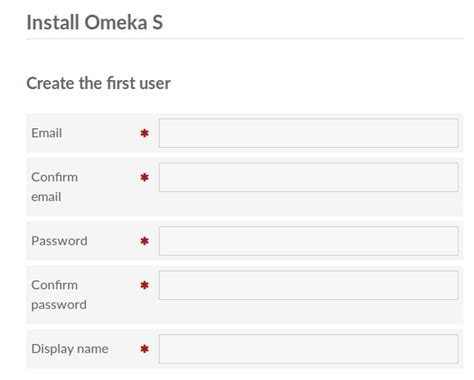 Installing Omeka S User Manual