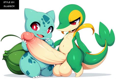Rule 34 Ai Generated Balls Big Balls Big Penis Blush Bodily Fluids Bulbasaur Duo Embrace