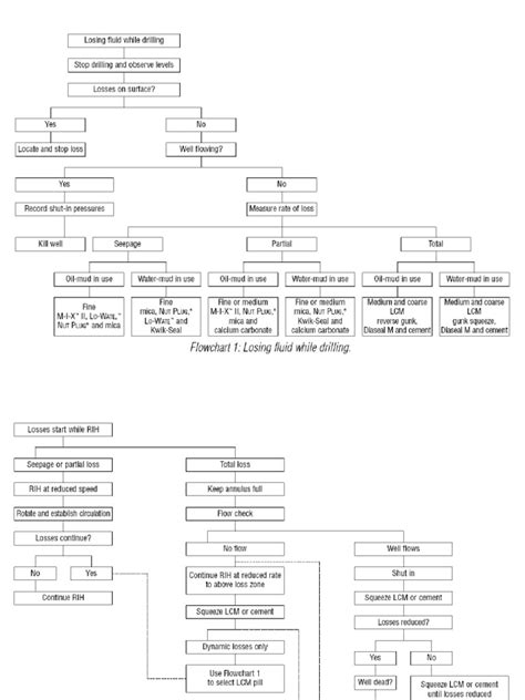 01c2b Losses While Drilling And Tripping Flow Charts Pdf