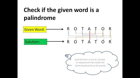 Palindrome Solution In C Palindrome Interview Question Youtube