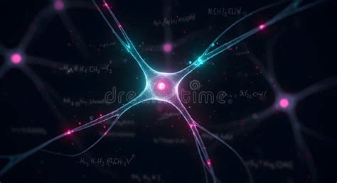 Neuron Network A Microscopic View Of Neural Connections Stock Illustration Illustration Of