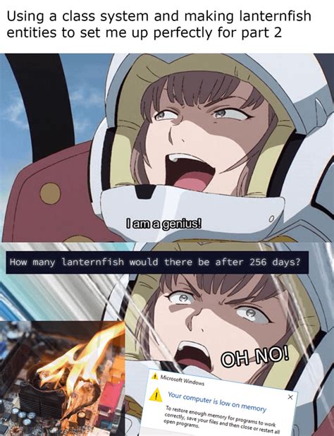 2021 Day 6 Part 2 Was Not What I Was Expecting Radventofcode