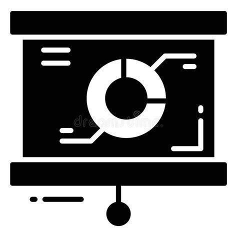 Analytics Report Vector Icon Illustration For Graphic And Web Design Stock Vector