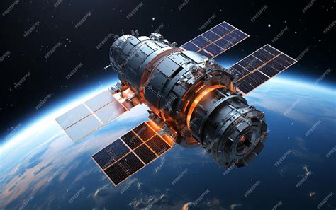 Premium Ai Image White Background Spaceborne Gps