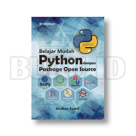 Jual Buku Belajar Mudah Python Dengan Package Open Source Indonesia Shopee Indonesia