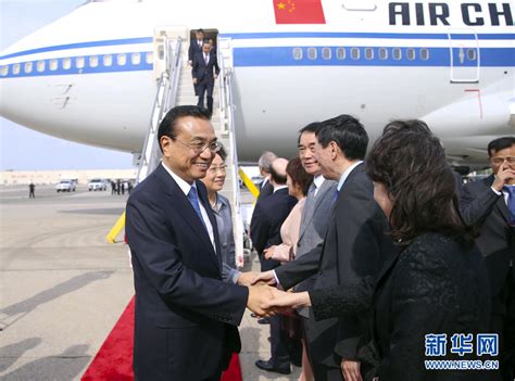 李克强抵达纽约出席第71届联合国大会系列高级别会议 图 图片中国中国网