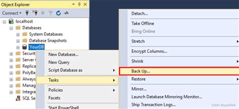 Window下sql Server备份后，拷贝到centos上