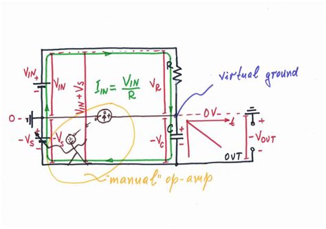 Building Op Amp Rc Integrator On The Whiteboard