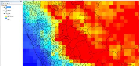 Count The Number Of Raster Tiles In Each Polygon In Arcgis Geographic Information Systems