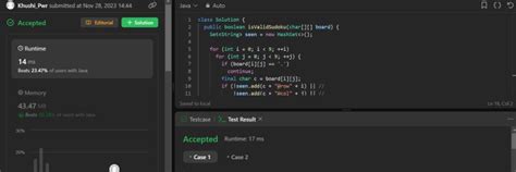Day54 Of Leetcodechallenge Sudoku Khushi Pawar Posted On The Topic